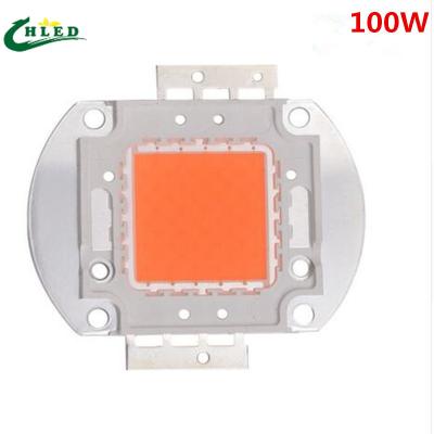 China 100W 60x3W led grow light chip full spectrum 380nm~840nm ob led grow diy led grow lamps for sale
