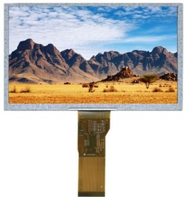Cina 24 luminosità a 5 pollici resistenti pungenti 800*480 di Minitor del pannello di tocco di RGB alte in vendita