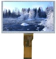 China 7 Inch 1024x600 Monochrome LCD Screen Module LVDS Interface Industrial Display for sale