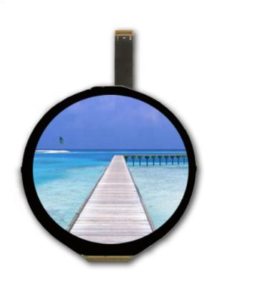 China 1.3 Inch 240*240 IPS Round TFT LCD Display For Round 6 Clock for sale