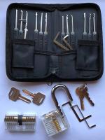 China Lock Pick Sets 24PC Hook Lockpick 20pcs House Lock Set for Picking Practice for sale