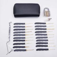 China Lock Pick Sets 24PC Hook Lockpick 20pcs House Lock Set for Picking Practice for sale