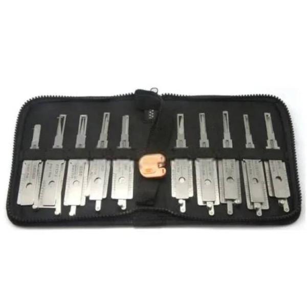 Quality Lock Pick Tool Kit 10pcs Universal Auto Decoder Tools for Locksmiths 0.5kg Weight for sale