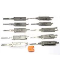 China Lock Pick Tool Kit 10pcs Universal Auto Decoder Tools for Locksmiths 0.5kg Weight for sale