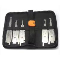 China Lock Pick Tool Kit 10pcs Universal Auto Decoder Tools for Locksmiths 0.5kg Weight for sale