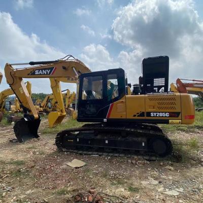 Cina Durabile 21500kg Mini Escavatori Usati Sany SY205C Escavatore 1.1m3 secchio in vendita