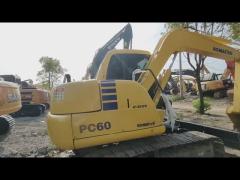 Excavadora Komatsu Usada Potente Estável e Multifuncional para Várias Condições de Trabalho Komatsu PC60 Excavadora Hidrâulica Crawler Venda Direta