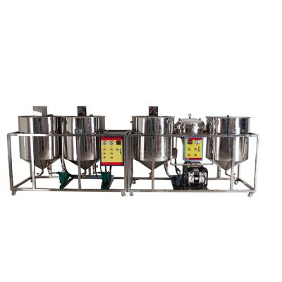 China Mini cooking oil refinery machine oil refinery unit for sale