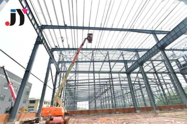 Modern Low Costprefabricated Cow Shed Structures as Dairy Barn with Fan