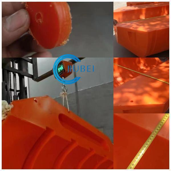 Marine Pipe Dredging Floater Pontoon Pipe Buoy Self Floats for Dredging Steel Pipe