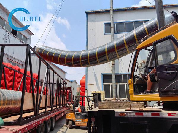 Floating Suction and Discharge Rubber Hose with Flange D650 Dredger and Pump Dredging Hoses