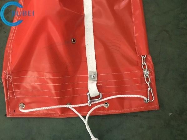 Good Stability Floating Boom Waterproof Oil Spill Containment Boom Geotextile PVC Silt Curtain for Water Pollution
