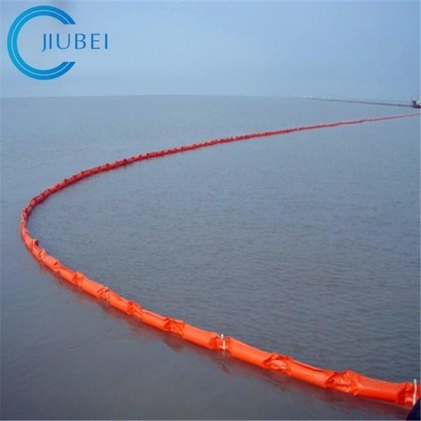 Good Stability Floating Boom Waterproof Oil Spill Containment Boom Geotextile PVC Silt Curtain for Water Pollution