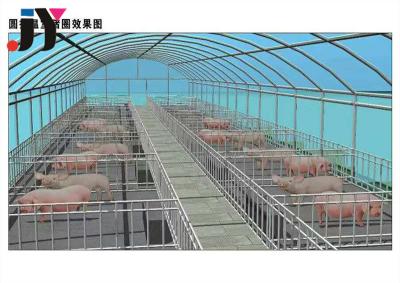 China GB Estrutura de aço padrão Edifícios de armazém pré-fabricados para telhados estruturais à venda