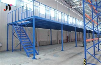China Steel Column Q235 Carbon Structural Steel Mezzanine Floor Rack for Storage Efficiency for sale