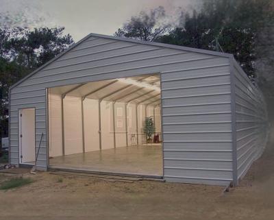 Cina 20-30m2 Easy Assemble Carports in metallo Shed Roof Design Strutturale Steel Car Garage in vendita