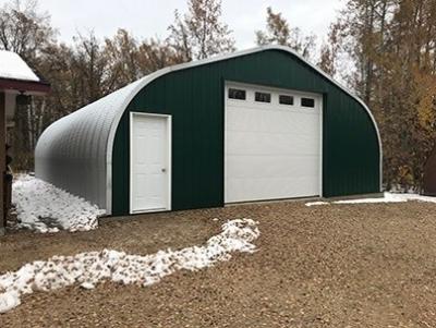 China Customized Request Strength Steel Car Parking Steel Structure Garage Barn Easy to Move for sale