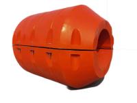 China Easy to Install DN500 PE Float for Sand/Slurry Dredging Durable and Orange Outer Shell for sale