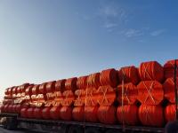 China Easy to Install DN500 PE Float for Sand/Slurry Dredging Durable and Orange Outer Shell for sale