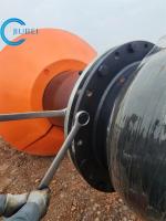 China Density Polyethylene Dredging Pipe Floater with 8mm Outer Shell and PU Inside Density for sale