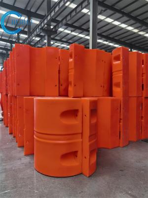China 8 mm de concha exterior de alta flotabilidad de tuberías de llenado de espuma de PU flotadores para excavación de arena/escarbito en venta