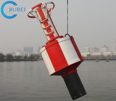 China 35 kg/cubo PU Densidade Jb1800 Diâmetro Boia de navegação marítima com marca de dia Iala e marca superior à venda