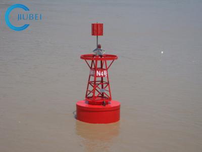 China 35 kg/cubo PU Densidade Jb1800 Diâmetro Boia de navegação marítima com marca de dia Iala e marca superior à venda