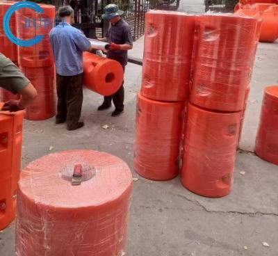 China 1200 mm lengte PE-drijvers voor drijvende pijpleidingen voor het drogen van pijpen, met inbegrip van moeren en wasmachines Te koop