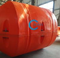 China 1200mm O.D Pipe Floats PE Floater and Sub-Surface Float for Dredging Applications for sale