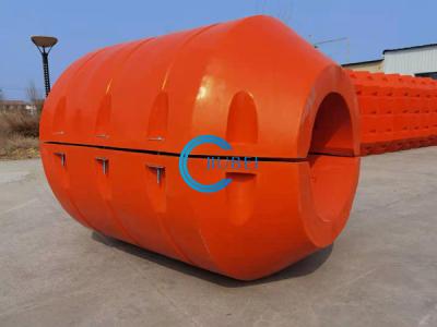 China 1200 mm O.D. Pipe Floats PE Floater en Sub-Surface Float voor baggertoepassingen Te koop