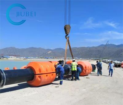 Китай DN500 Желтый/оранжевый устойчивый к ударам HDPE трубопроводные плавучие ошейники для кабельных/драговых трубопроводов продается