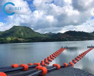 Китай DN500 Желтый/оранжевый устойчивый к ударам HDPE трубопроводные плавучие ошейники для кабельных/драговых трубопроводов продается
