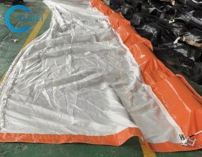 Cina EVA Floating Oil Boom Silt Curtains for Sea Mooring Chain Dia 8mm JB280 Distributore in vendita