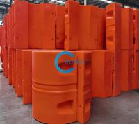 China Customization Polyethylene Pontoon Floating Barrier Buoy Dredging Marine Pipe Floats for sale