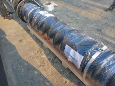 China manguera de goma de descarga de dragadora con diseño flotante y conexión de bridas de acero en venta