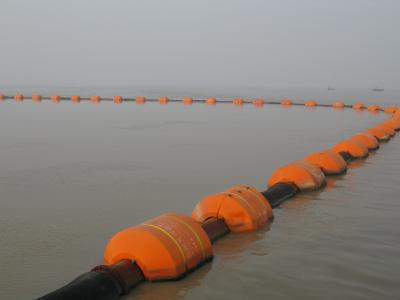 Cina 500*800 mm Piottola di dragaggio per scarico di sabbia di plastica con connessione a bulloni e giallo in vendita