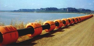 China Conchas exteriores de 8 mm amarillo de alta densidad de la draga marina de tuberías flotantes para descarga de arena en venta