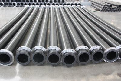 China 30-40MPa Resistencia a la tracción Gran diámetro tubo de dragado UHMWPE con flotadores de plástico MDPE en venta