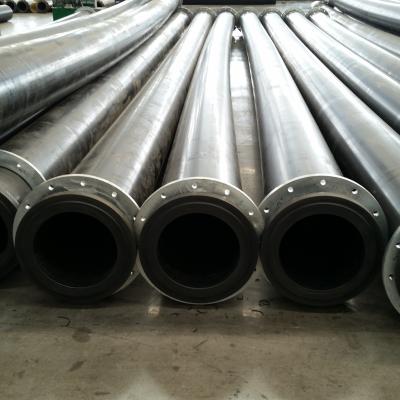 China Tubos UHMWPE Polietileno de peso molecular ultra alto para tuberías de dragado de muelles portuarios en venta