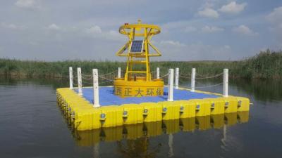 China 35 kg/cube Binnen PU aangepaste stalen navigatieboei met zonnelicht en aanpassing Te koop