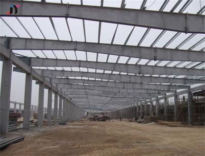 China Two Story Prefabricated Steel Metal Roof Frame Structure Building Warehouse with 50m2 for sale