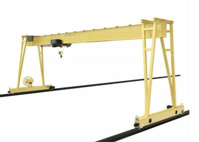 China 5ton single girder gantry crane with electric hoists CE ISO EU certificates for sale