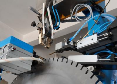 China 2200mm diamond saw blade automatic segments brazing machine HMI operate for sale
