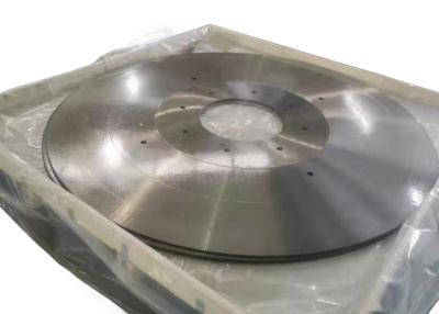 China Dynamically balanced taper grounded hot circular saw blade for steel mill for sale