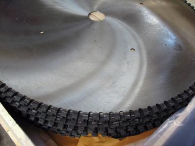 China 2200mm diamond saw blade automatic segments brazing machine HMI operate for sale