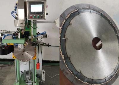 PLC control auto centering feeding and rotate diamond segments welding machine