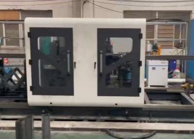 China 100x100 CNC laser cut flying saw machine for mild steel pipe and tube for sale