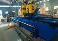 China Fully Automatic Two Blade CNC Flying Cold Saw for Large Diameter Tube 219mm for sale