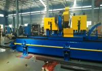 China Fully Automatic Two Blade CNC Flying Cold Saw for Large Diameter Tube 219mm for sale