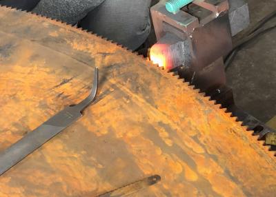 Circular saw blade teeth hardness increase manual hardening machine